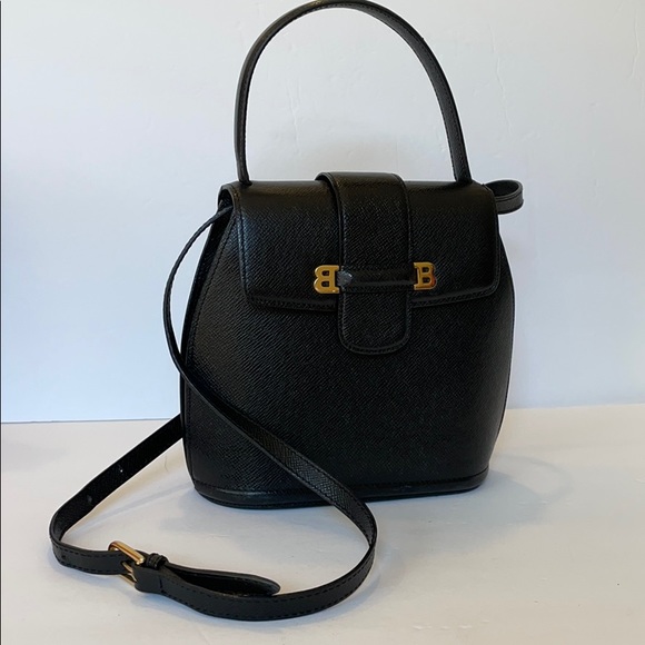 Bally | Bags | New Vintage Bally Leather Gold And Black Union Stamped ...